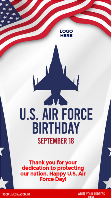 United States Air Force Day Template | PosterMyWall