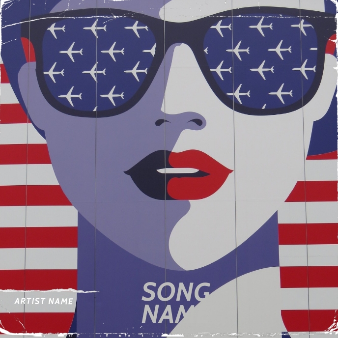 United States album cover design template | PosterMyWall