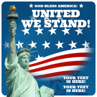 UNITED WE STAND POSTER Template | PosterMyWall