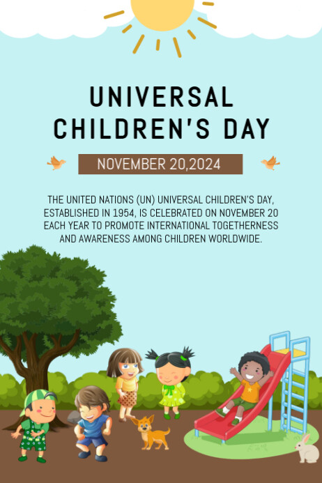 Copy of Universal Children's Day | PosterMyWall