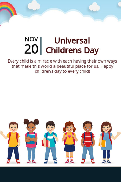 universal childrens day Template | PosterMyWall