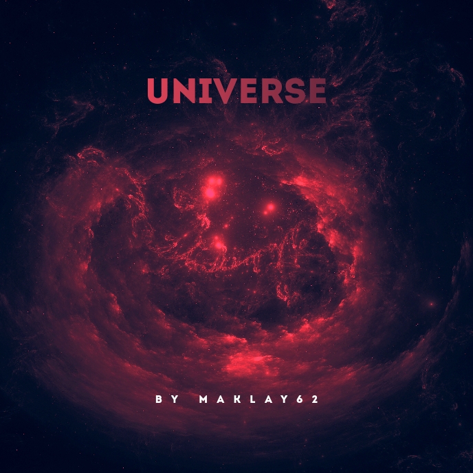 Universe Space Galaxy Cosmos CD Cover Template | PosterMyWall