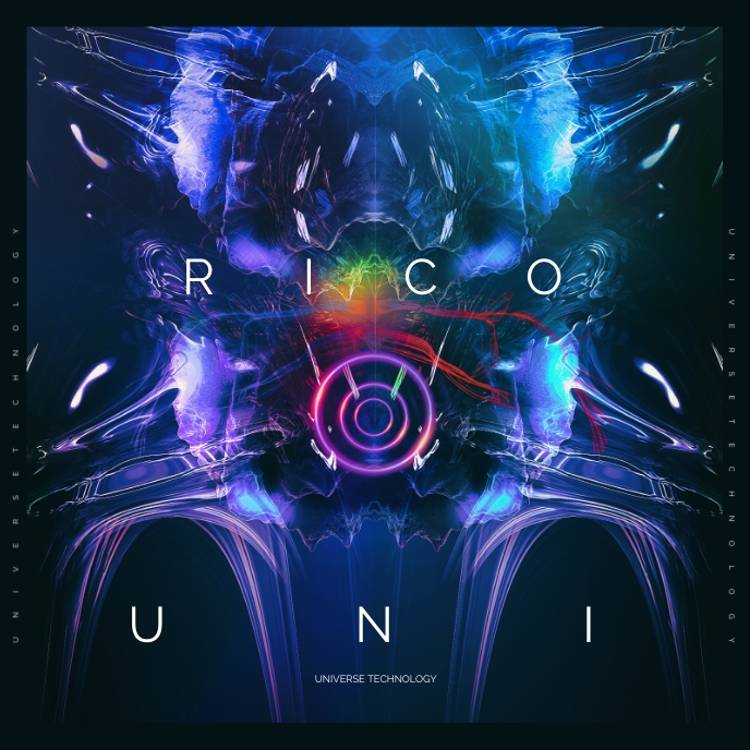 Universe Technology Album Cover Artwork Templ Template | PosterMyWall