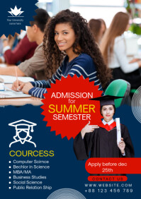 University Admission Flyer Template | PosterMyWall
