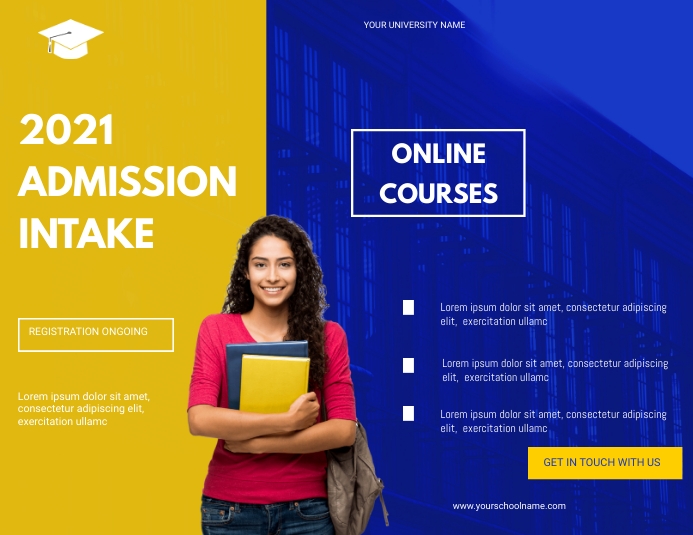 University admission flyer Template | PosterMyWall