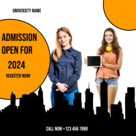 University Admission Open Instagram Post Template | PosterMyWall