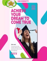 University admission flyer Template | PosterMyWall