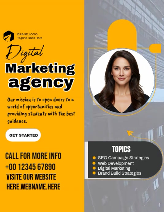 Unleash Your Brand's Power Online Template | PosterMyWall