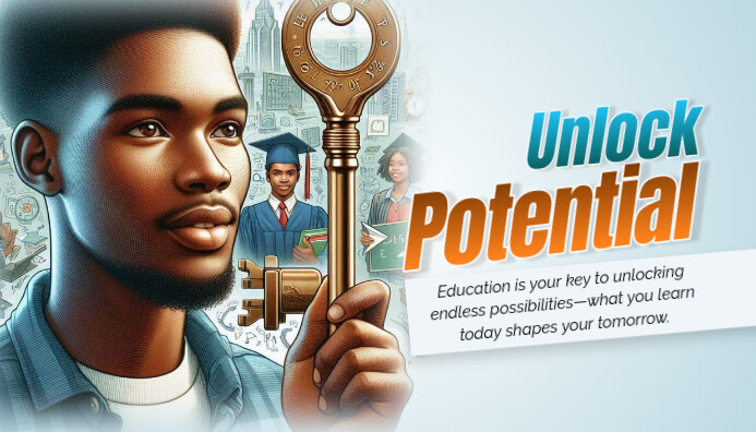 Plantilla de Unlock potential | PosterMyWall