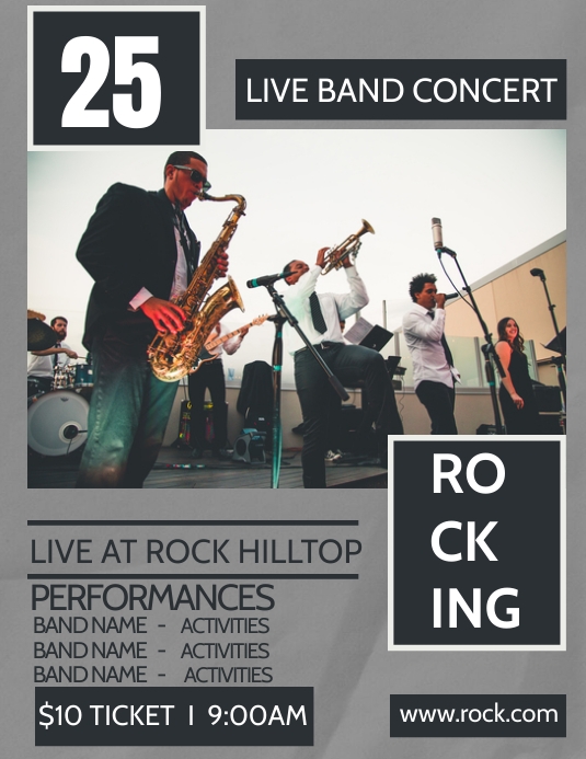 UNPLUGGED CONCERT FLYER Template | PosterMyWall