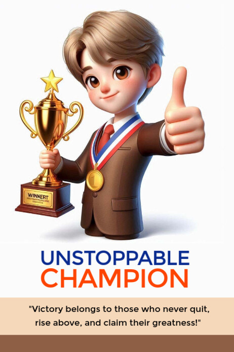 Copy of Unstoppable | PosterMyWall