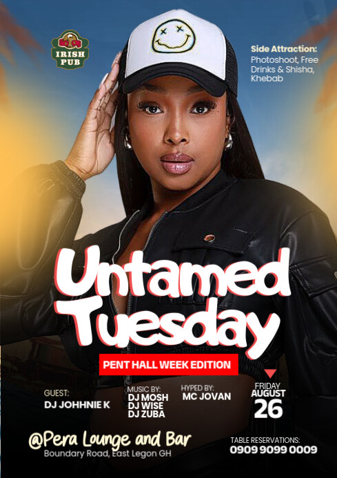 Untamed Tuesday Party Design Template | PosterMyWall