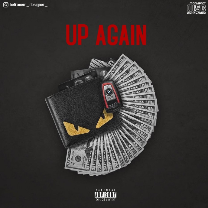 UP AGAIN - CD COVER - Template | PosterMyWall