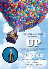 Up Birthday Invitation Template | PosterMyWall