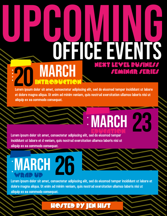upcomign event Template | PosterMyWall
