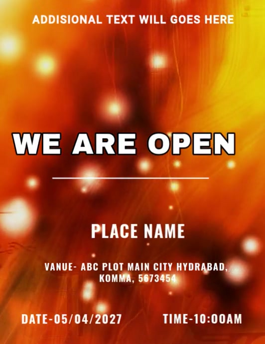 Plantilla de upcoming activities | PosterMyWall