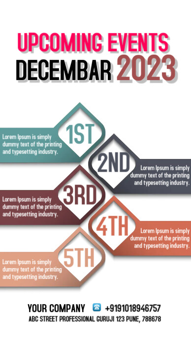 upcoming activities Template | PosterMyWall