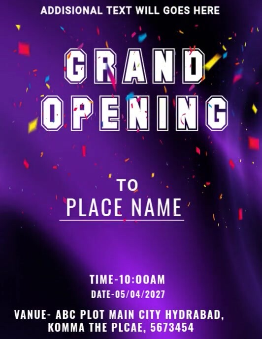 upcoming activity Template | PosterMyWall