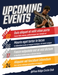 Upcoming Events Flyer Template | PosterMyWall