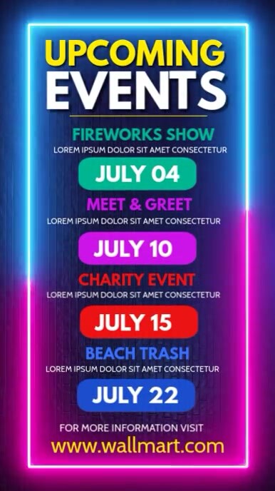 upcoming event Template | PosterMyWall