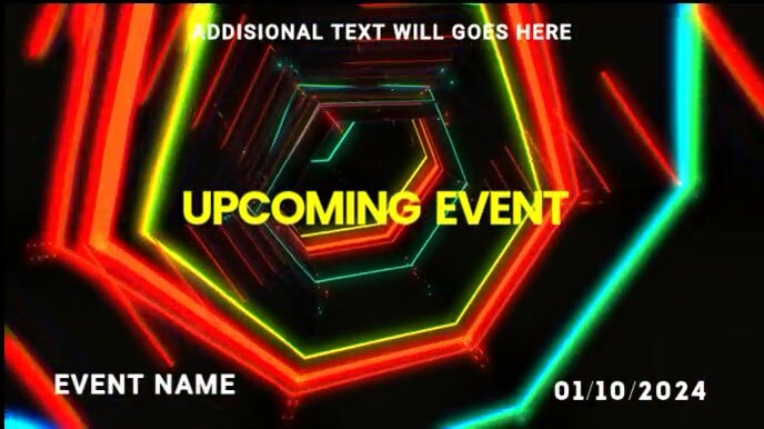 Upcoming Event Template | PosterMyWall