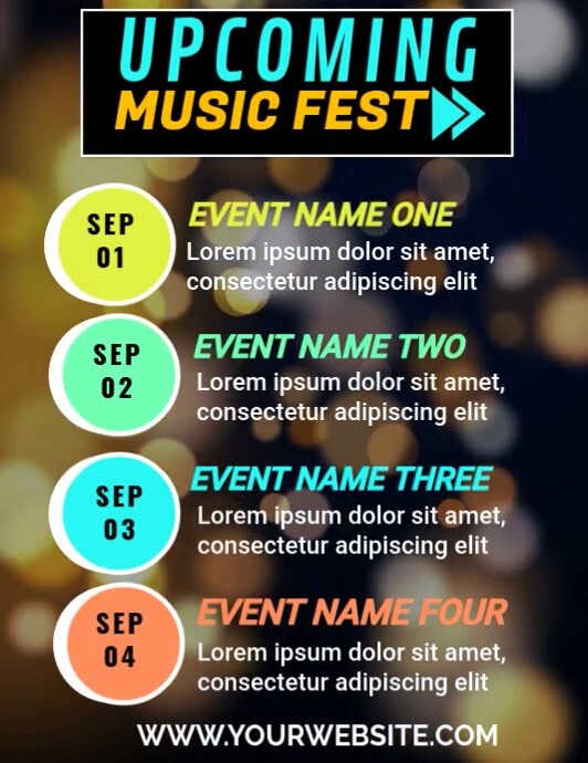 upcoming event Template | PosterMyWall