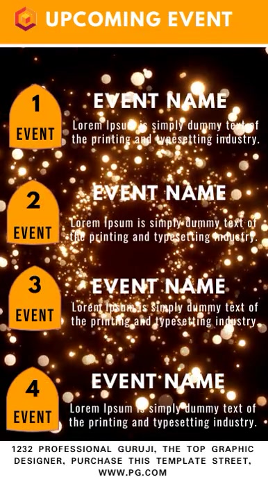 Upcoming Event Template | PosterMyWall