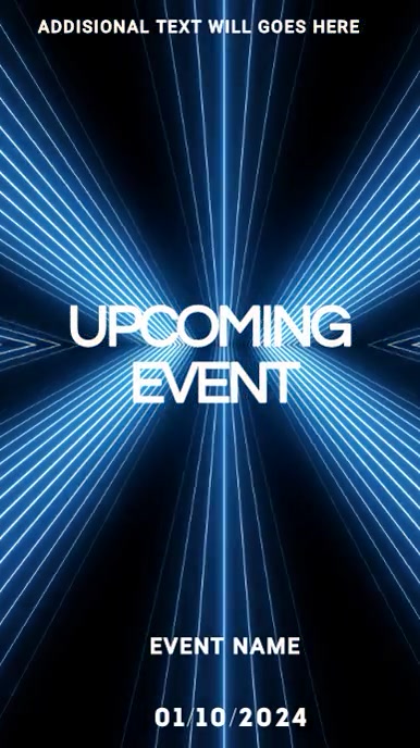 Upcoming Event Template | PosterMyWall