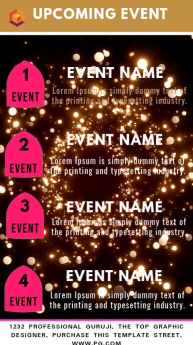 upcoming event Template | PosterMyWall