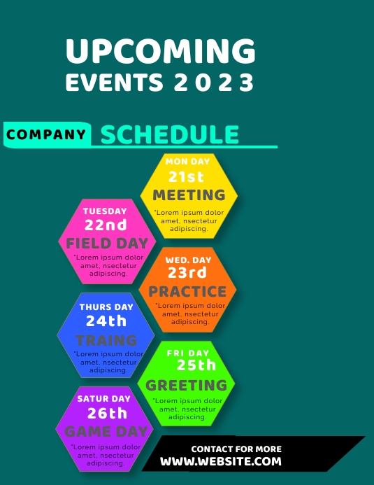 Upcoming Event Template | PosterMyWall