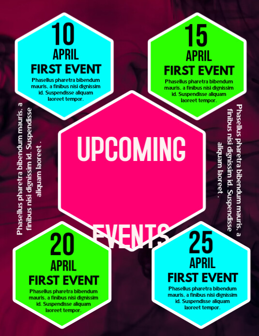 upcoming event Template | PosterMyWall