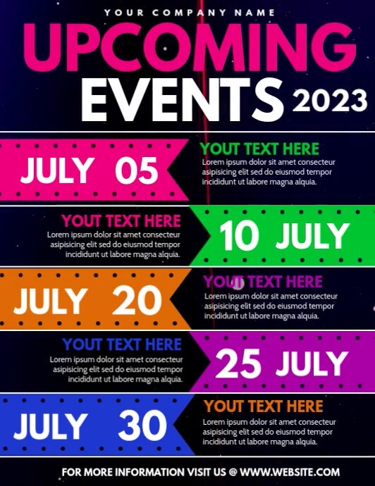 upcoming event Template | PosterMyWall