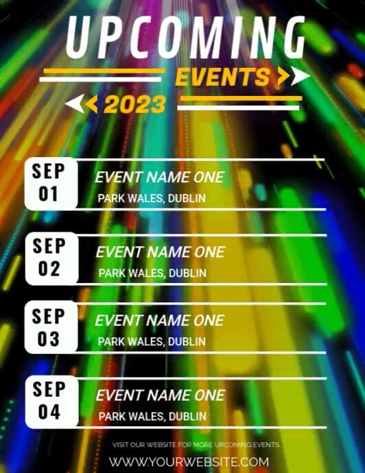 upcoming event Template | PosterMyWall