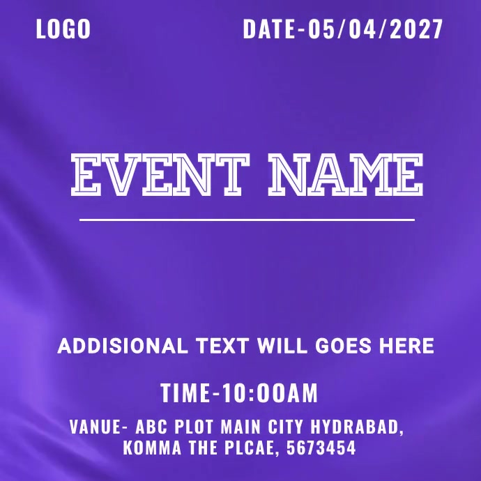 upcoming event Template | PosterMyWall