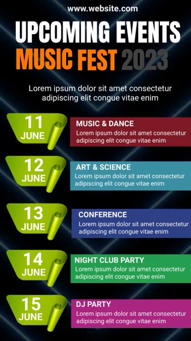 upcoming event Template | PosterMyWall