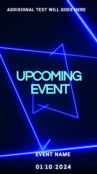 Upcoming Event Template | PosterMyWall