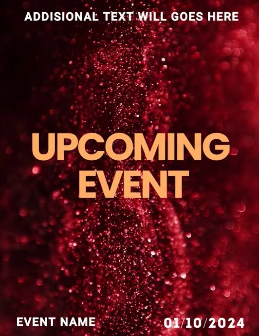 Upcoming Event Template | PosterMyWall