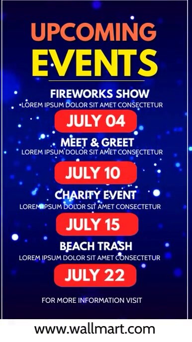 upcoming event Template | PosterMyWall