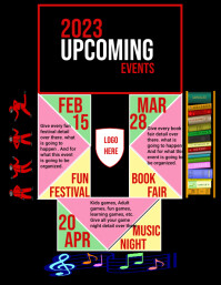 upcoming event flyer, event announcement 2023 Template | PosterMyWall