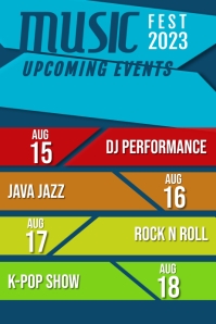 Upcoming Event Poster Template | PosterMyWall