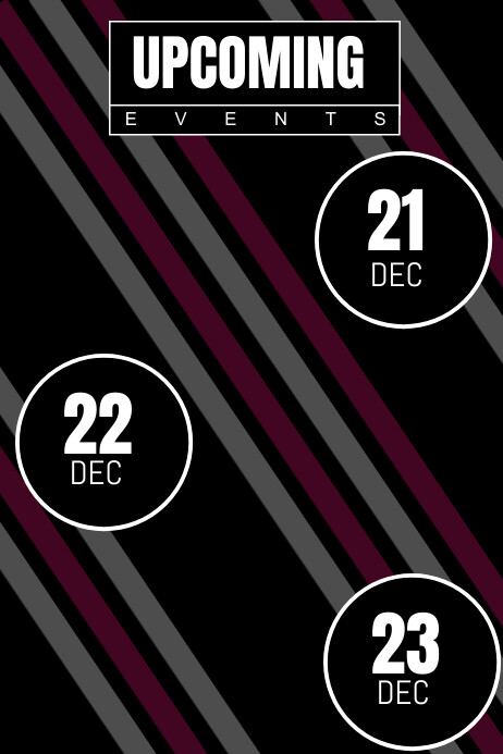 upcoming event poster template | PosterMyWall