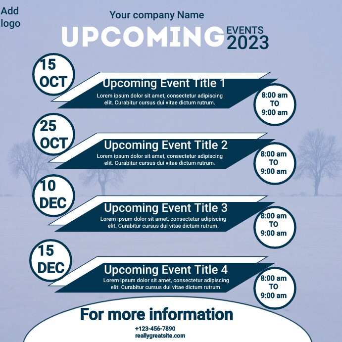 upcoming event schedule, upcoming event (1) Template | PosterMyWall