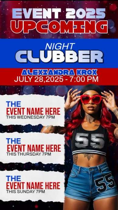 Upcoming Event Schedule Ads Template | PosterMyWall