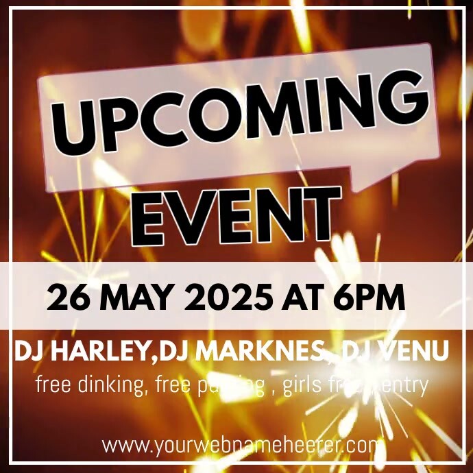 upcoming event Template | PosterMyWall