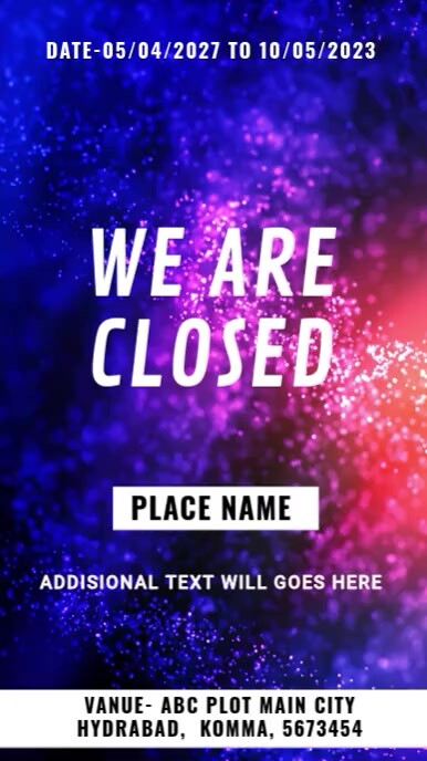 Plantilla de upcoming event video | PosterMyWall