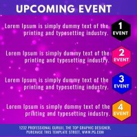 upcoming event video Template | PosterMyWall
