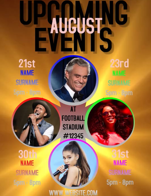 upcoming event video social media ad Template | PosterMyWall