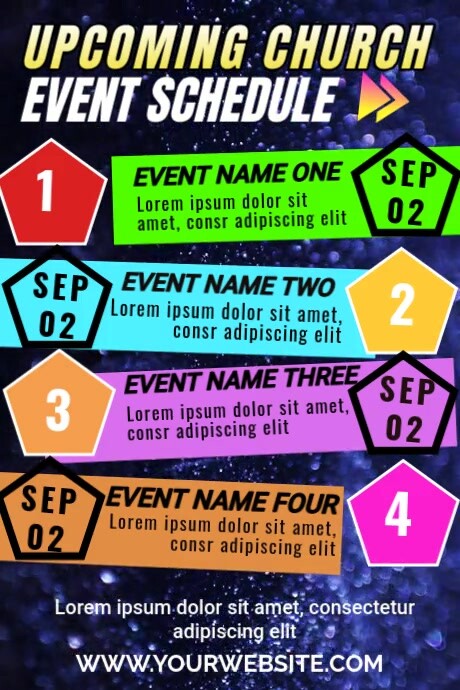 Copy of Upcoming Events, | PosterMyWall