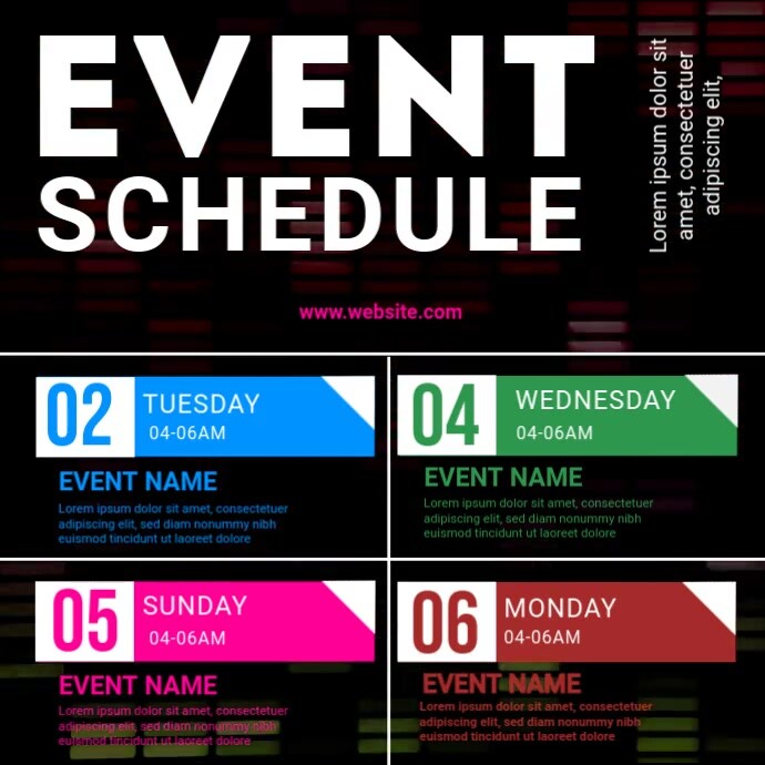 Copy of Upcoming Events, | PosterMyWall