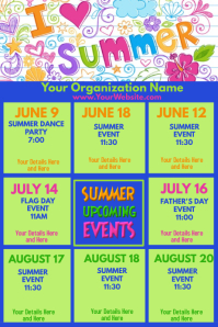 Summer Events Template | PosterMyWall